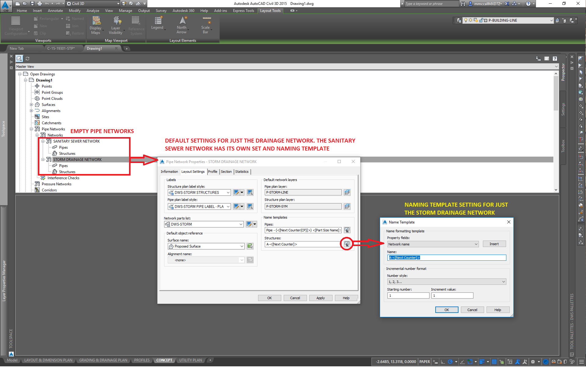 Structure Name Template Default - Autodesk Community