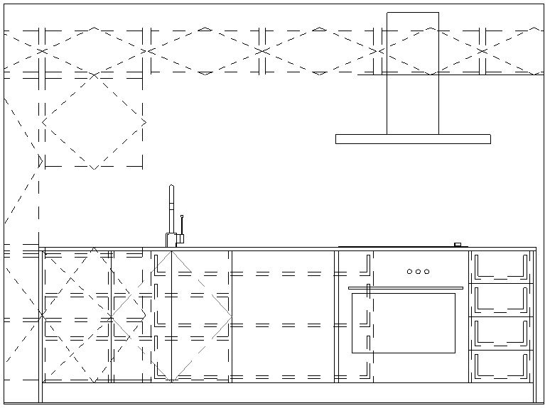 Solved: Lines from casework behind the cut line visible in elevation ...