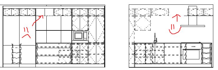 Solved: Lines from casework behind the cut line visible in elevation ...