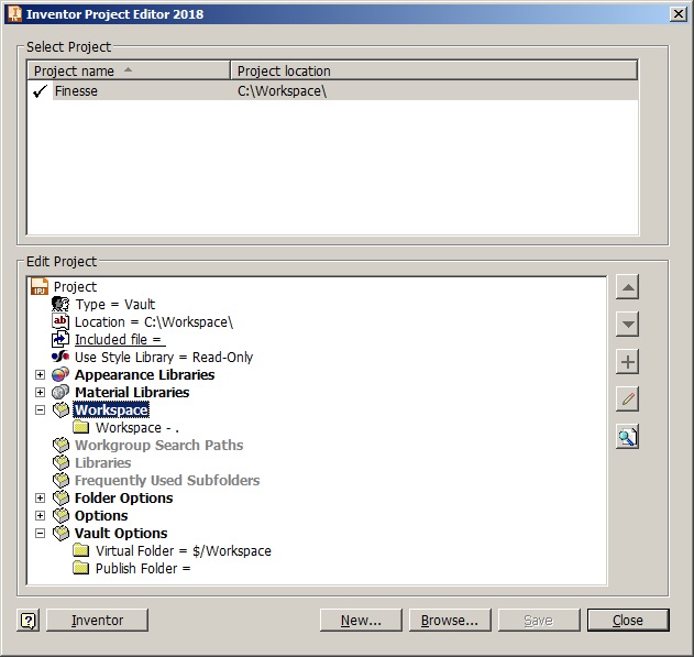 Solved: Vault Basic setup structure - Having issues with Content Center ...