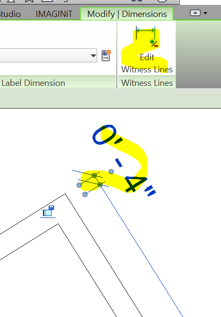 Dimension with off axis walls - Autodesk Community