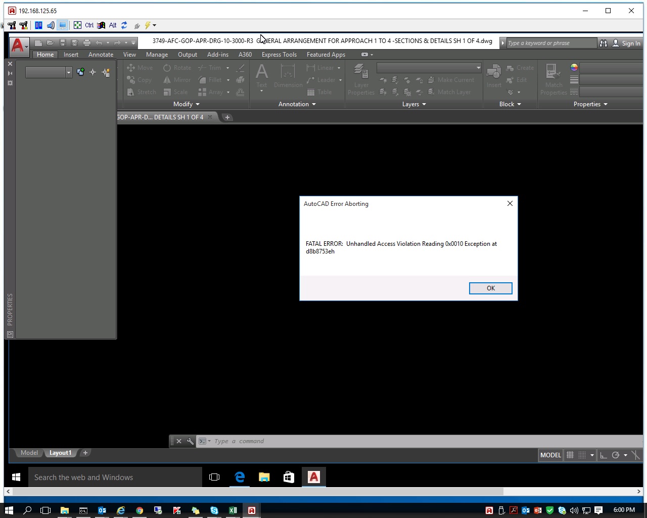 Autocad 2018 Fatal Error Autodesk Community