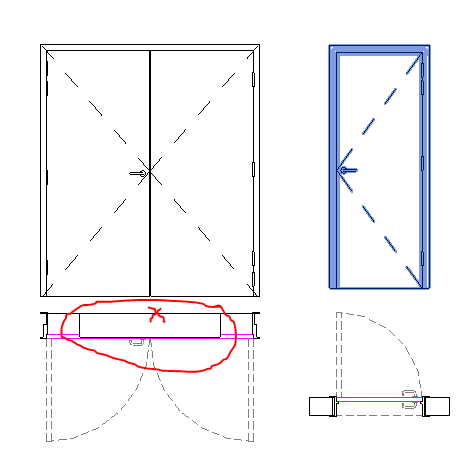 Solved Unexpected Door Appearance Legend Component Autodesk Community ...