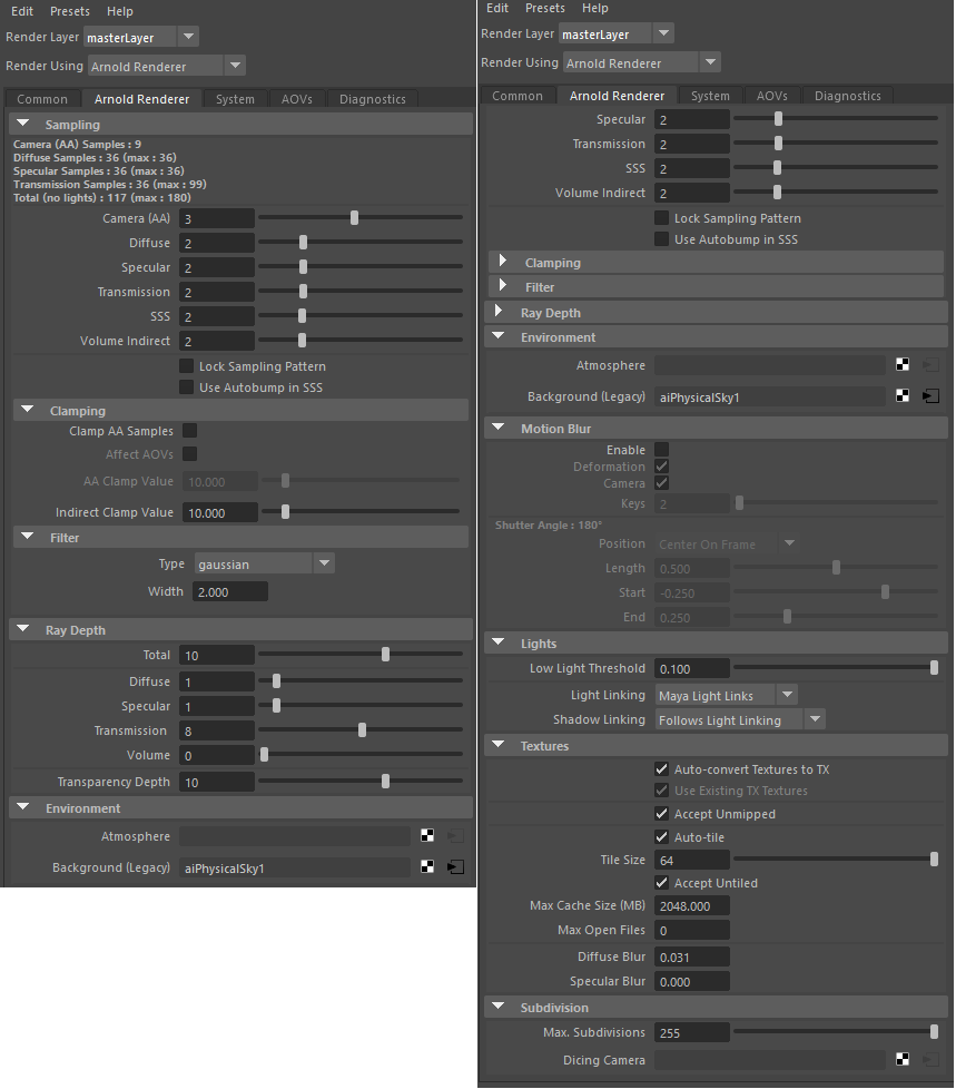How to render scene by Arnold Renderer (Problem with color space ...