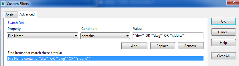 Solved: Custom filter forces 'and' for criteria - Autodesk Community