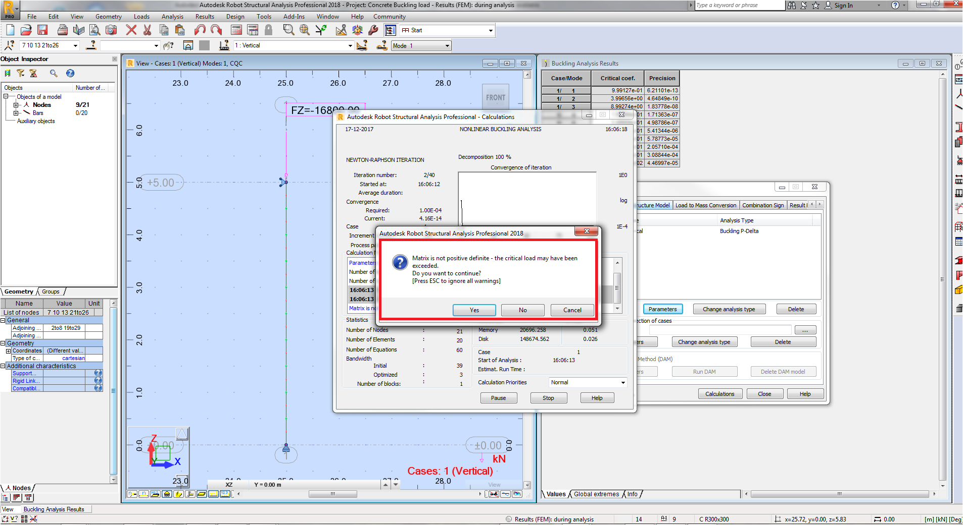 Solved: critical buckling factor - Autodesk Community