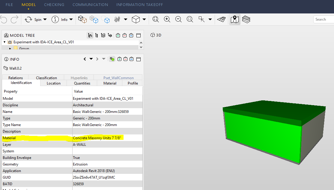 How are IFC file material relations maintained across multiple ...