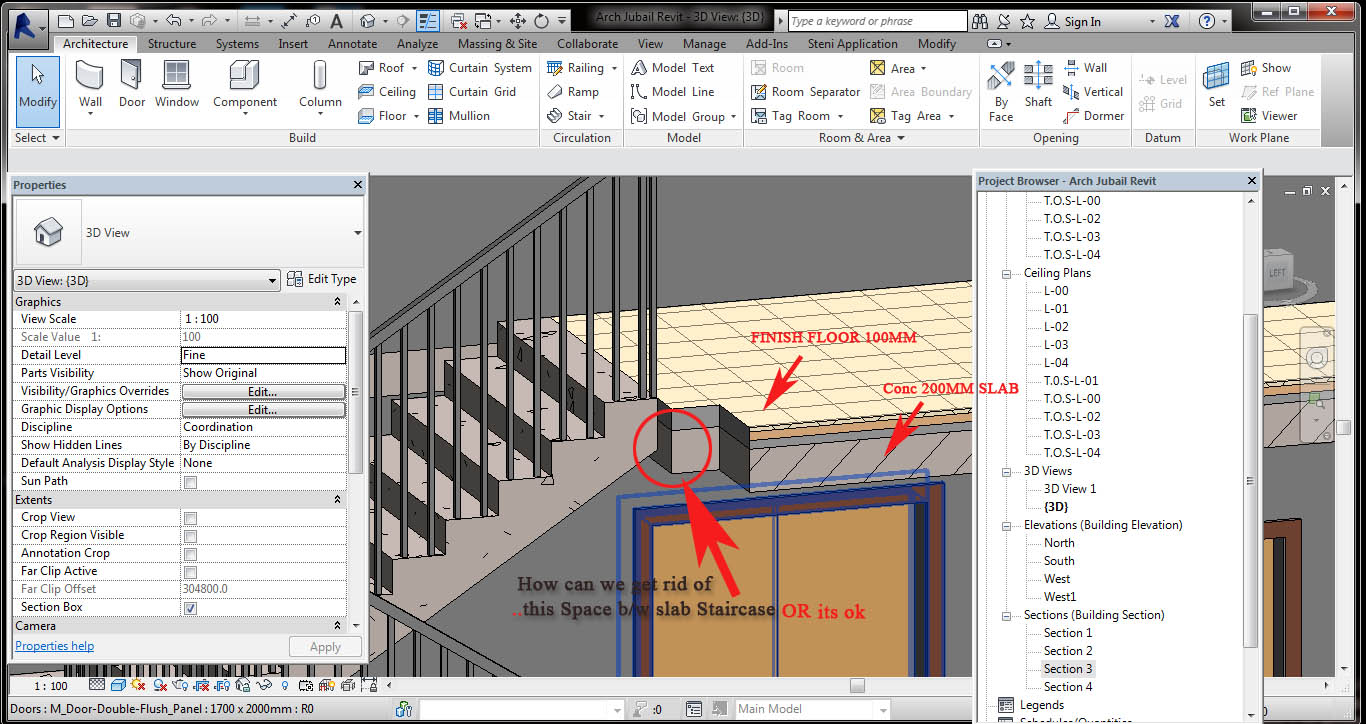 Solved: STAIRCASE LANDING AND FLIGHT ISSUE - Autodesk Community