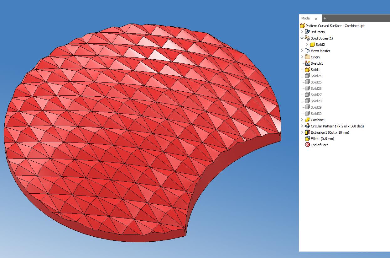 Solved: How to create a "bulging" pattern? - Autodesk Community