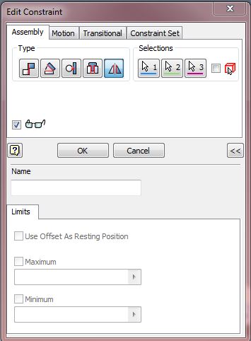 Solved: Constraining a part in the middle between two adjacent parts along the same axis ...