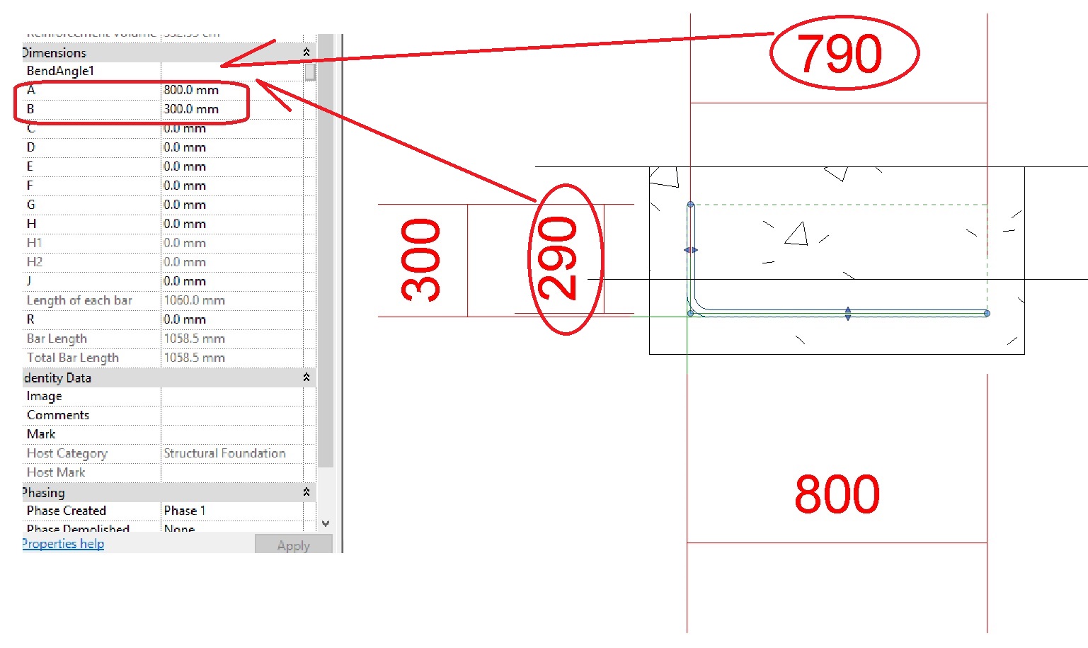 Rebar length from center of rebar - Autodesk Community