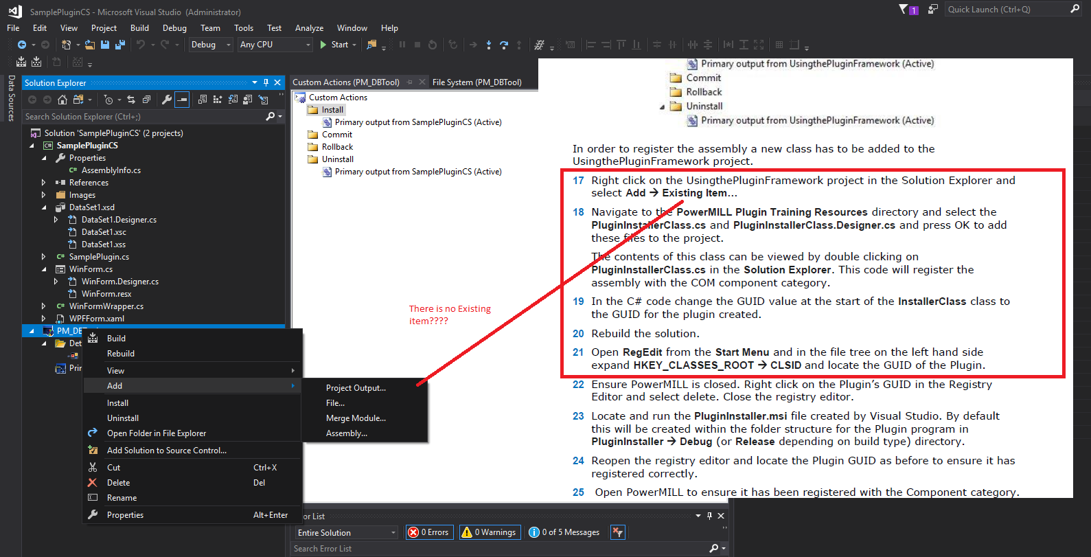 Deploying the plugin via a install VStudio - Autodesk Community