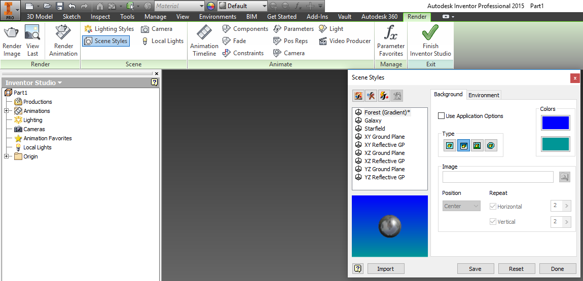 Solved: gradient color for background for presentation and rendering - Autodesk Community
