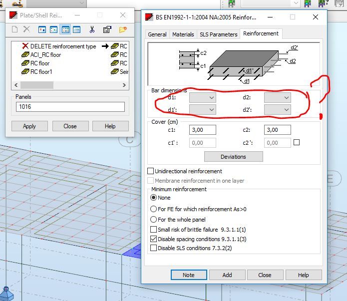 Solved: Reinforcement of the slab has designed due to SLS not ULS ...