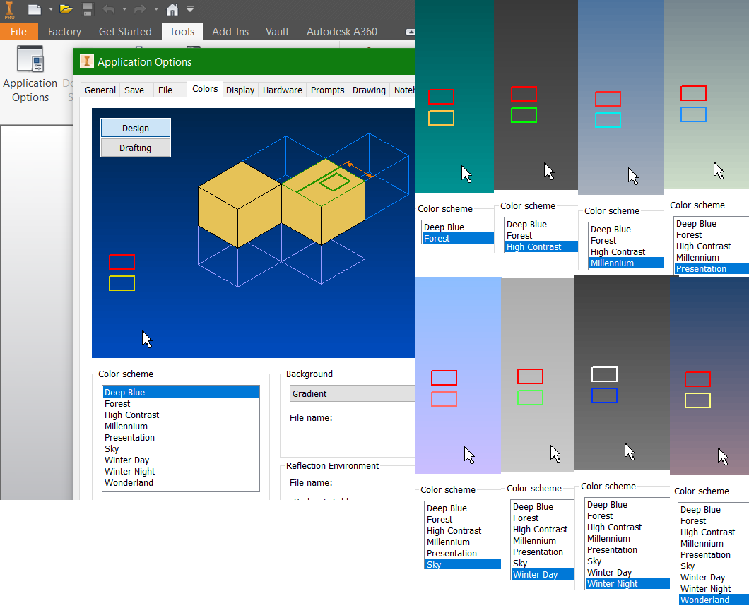 Solved: gradient color for background for presentation and rendering - Autodesk Community