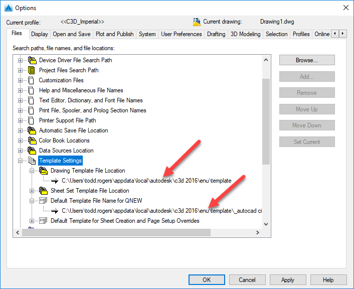 Setting For Default Project Template Location - Autodesk Community