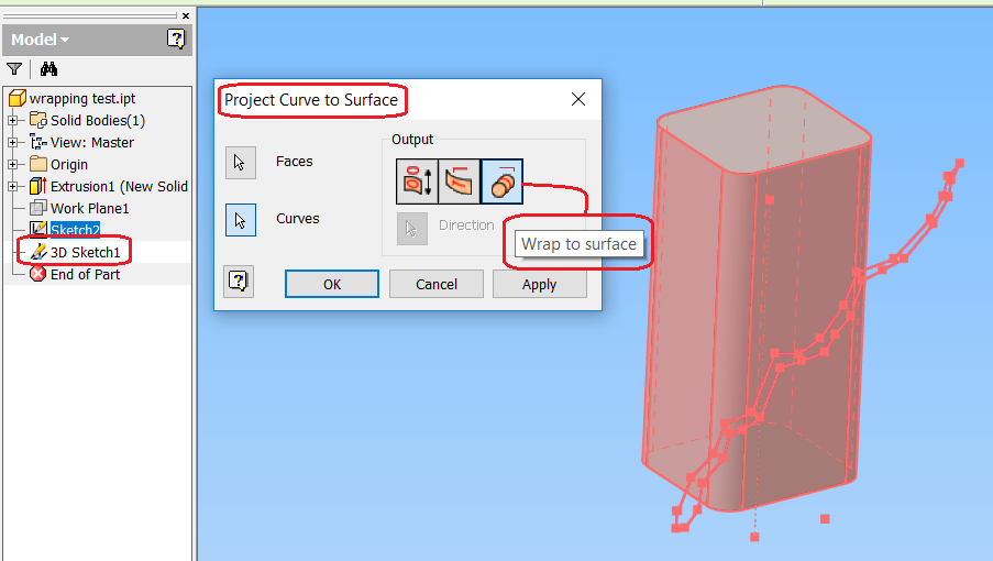 Solved: Inventor wrapping emboss to face - Autodesk Community