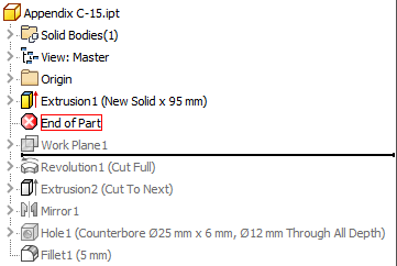 End of Part Marker play command or cursor interaction - Autodesk Community