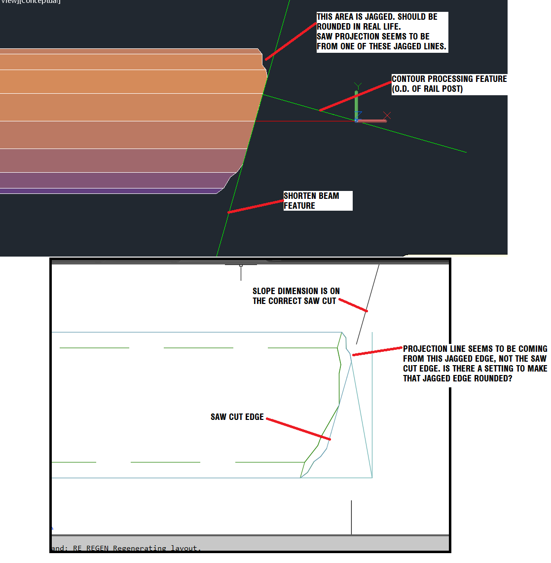 Handrail pipe cope miter detailing questions - Autodesk Community