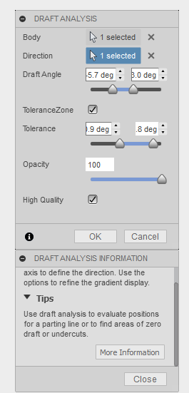 Solved: Draft analysis dialog layout "bug" and info / help - Autodesk Community