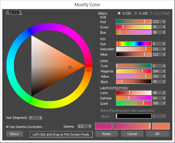 Radial color picker - Autodesk Community