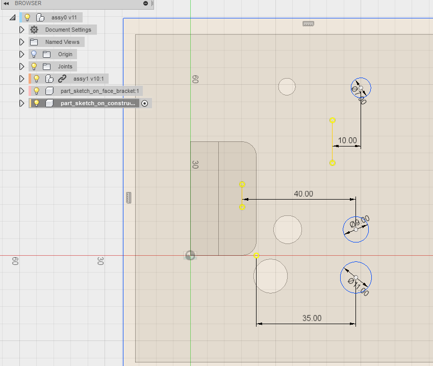 Solved: create sketch on linked components - Autodesk Community