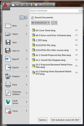 Solved: Cannot access Options from AutoCAD drop down - Autodesk Community