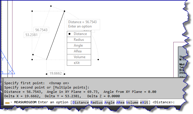 Solved: DIST command display issue when turning OSNAPs on in middle of command - Autodesk Community