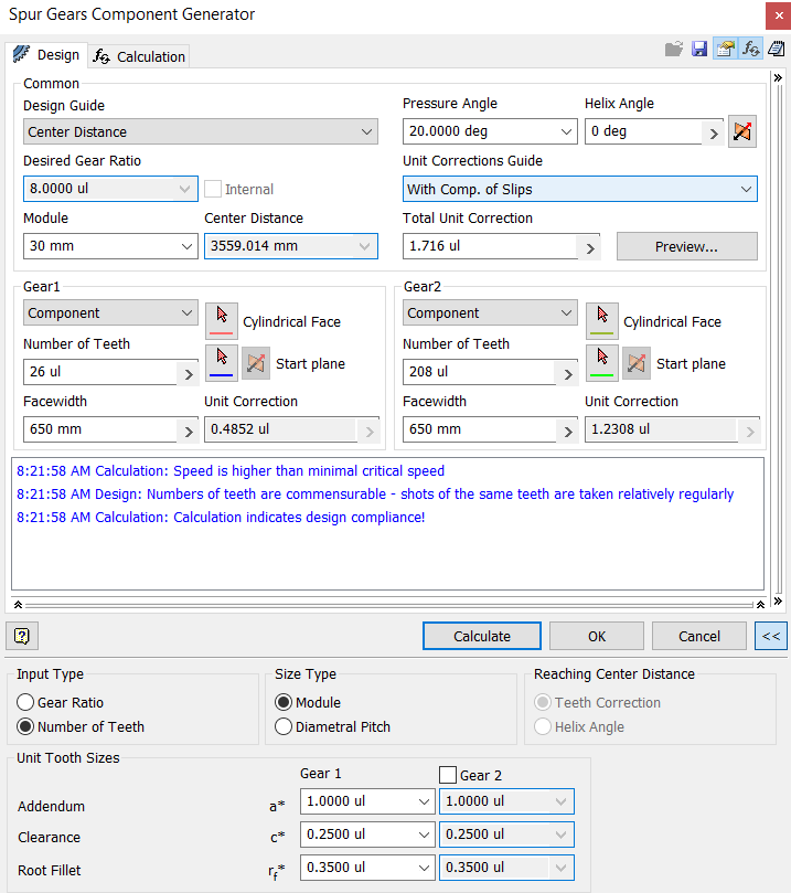 Solved: Spur Gear calculation failure. - Autodesk Community