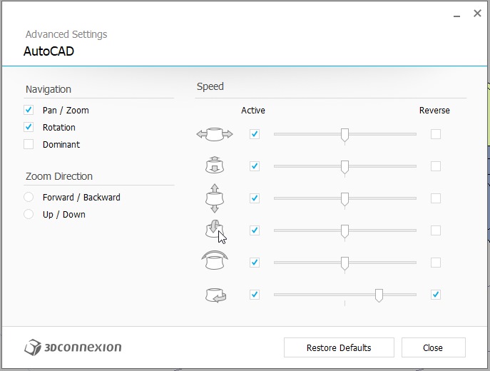 Space Navigator / 3d Connexion / AutoCAD 2017 - Autodesk Community