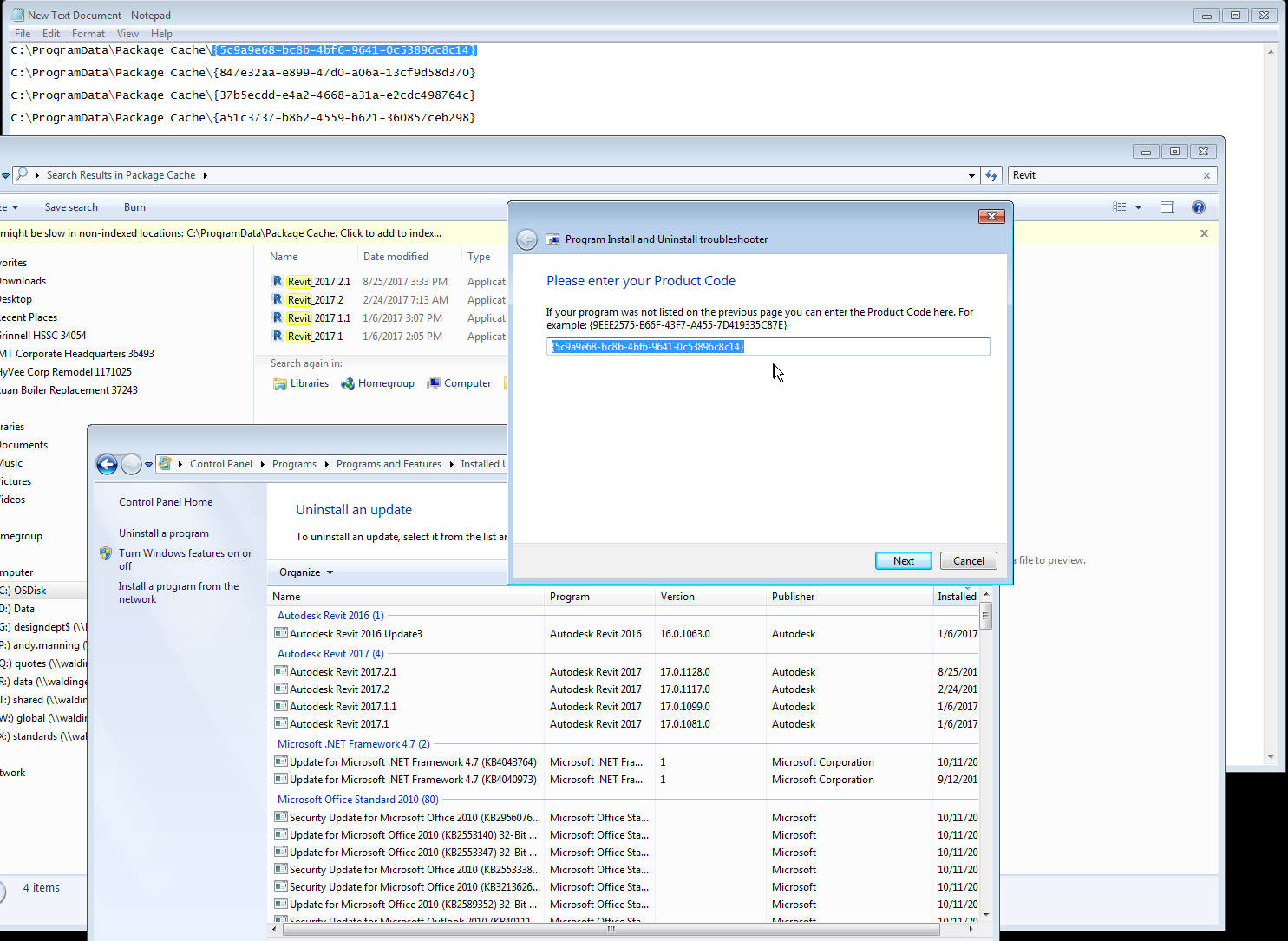 Clean Install - Clearing out Revit Updates - Autodesk Community
