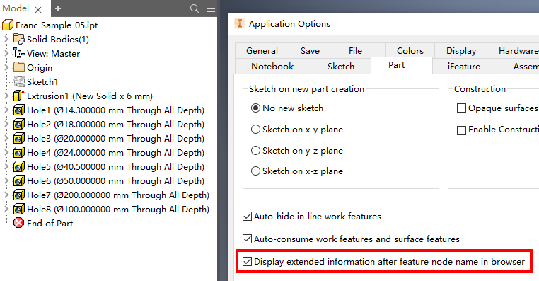 Solved: ilogic to convert circles to holes - Autodesk Community