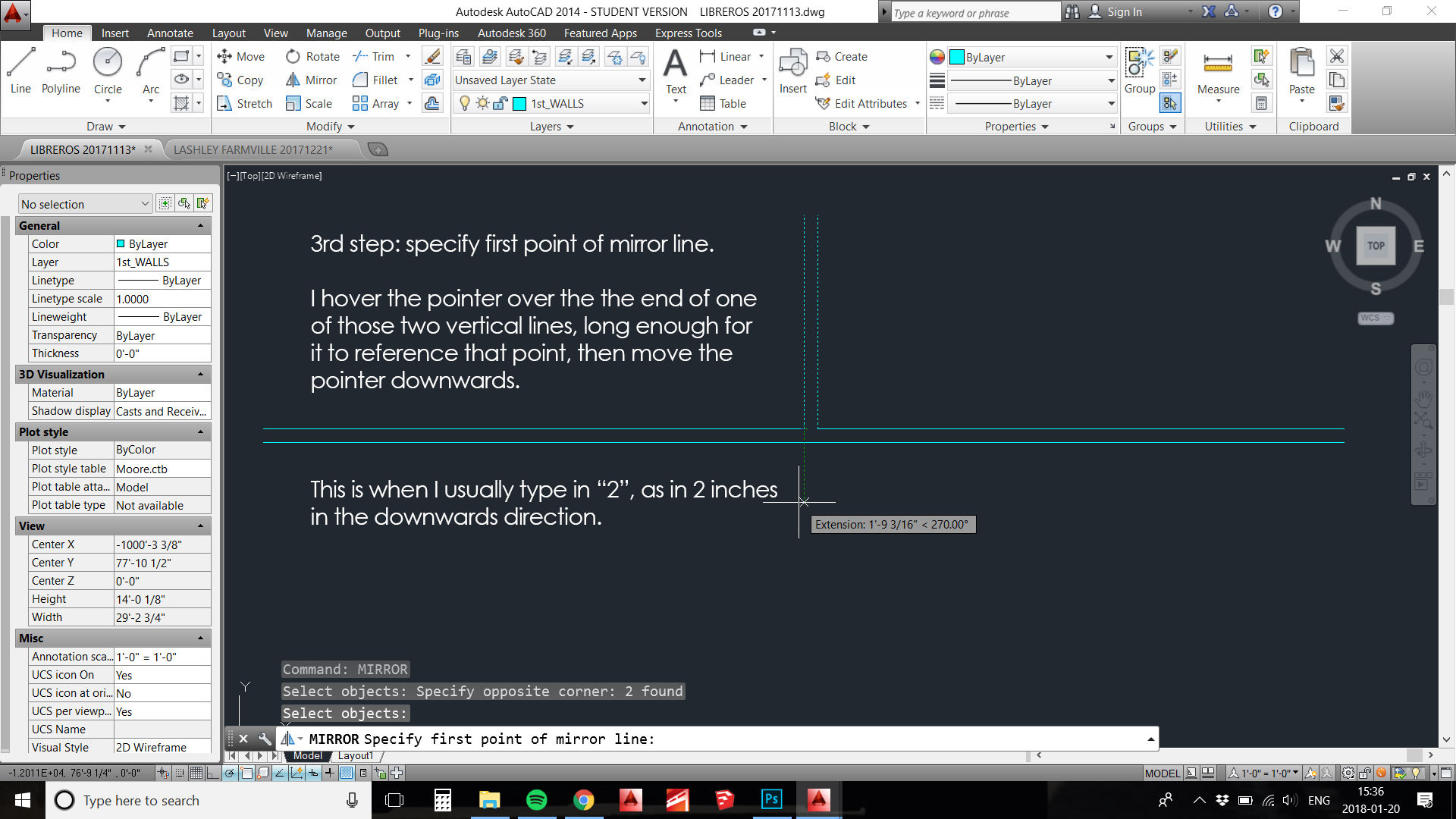 Mirror tool problems - Autodesk Community