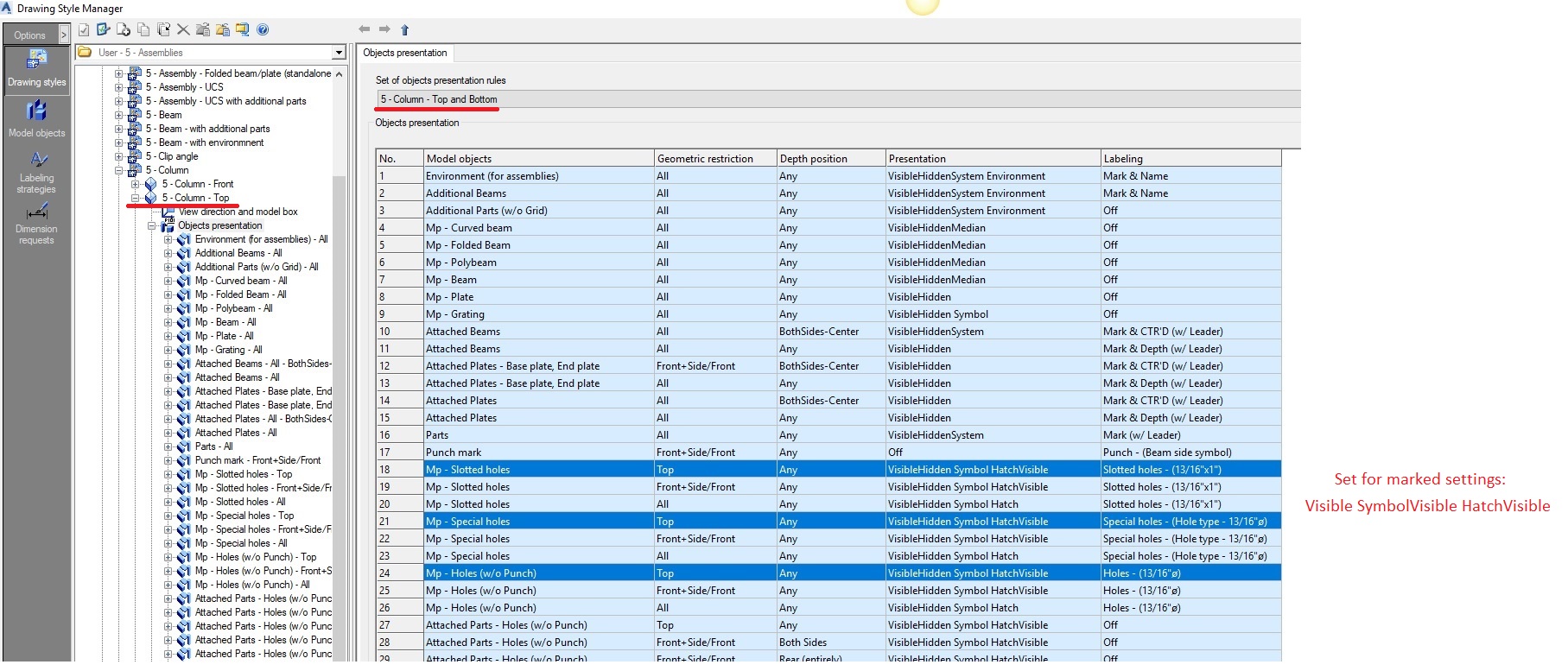 Solved: Drawing style manager presentation settings - Autodesk Community
