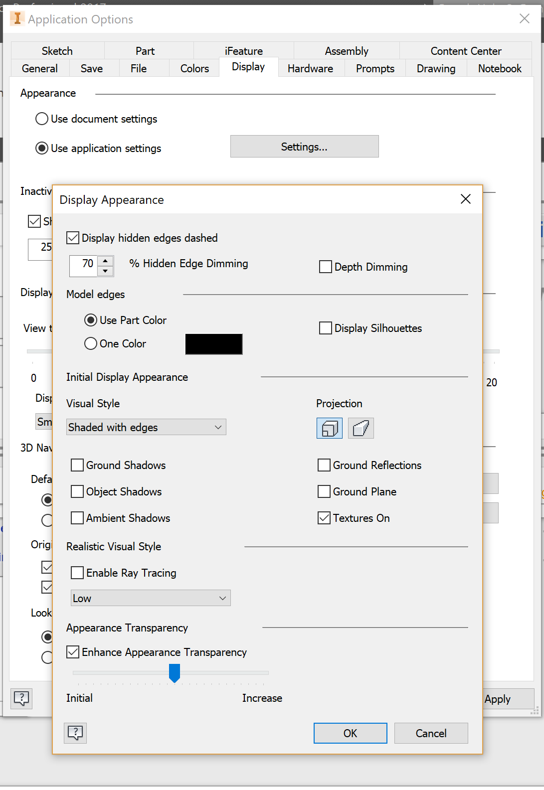 Solved: Selected part transparency. - Autodesk Community