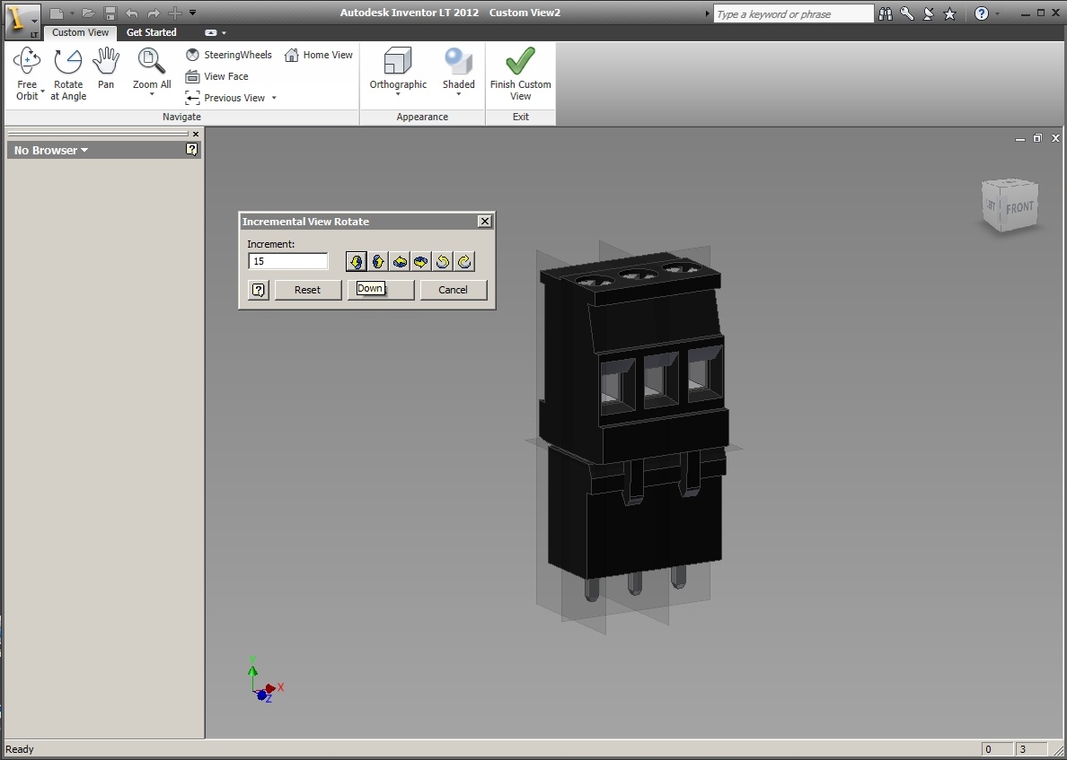 Solved: How to create axonometric view in part mode - Autodesk Community