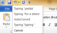 Add list of undo actions to undo menu - Autodesk Community