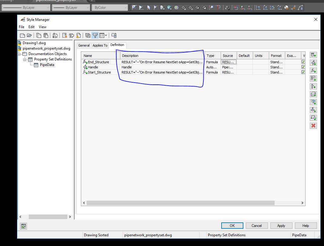 Solved: Property Set Data for Pipes - Autodesk Community
