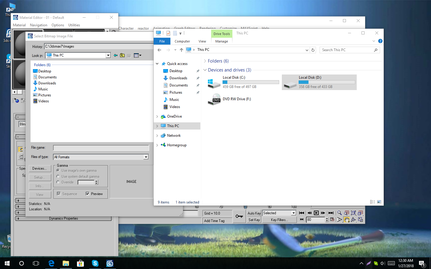 3D Max 7 partition **** D - Autodesk Community