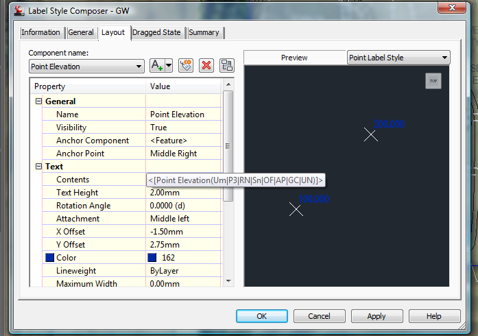 Solved: Point label style in Pspace significantly smaller than Mspace - Autodesk Community