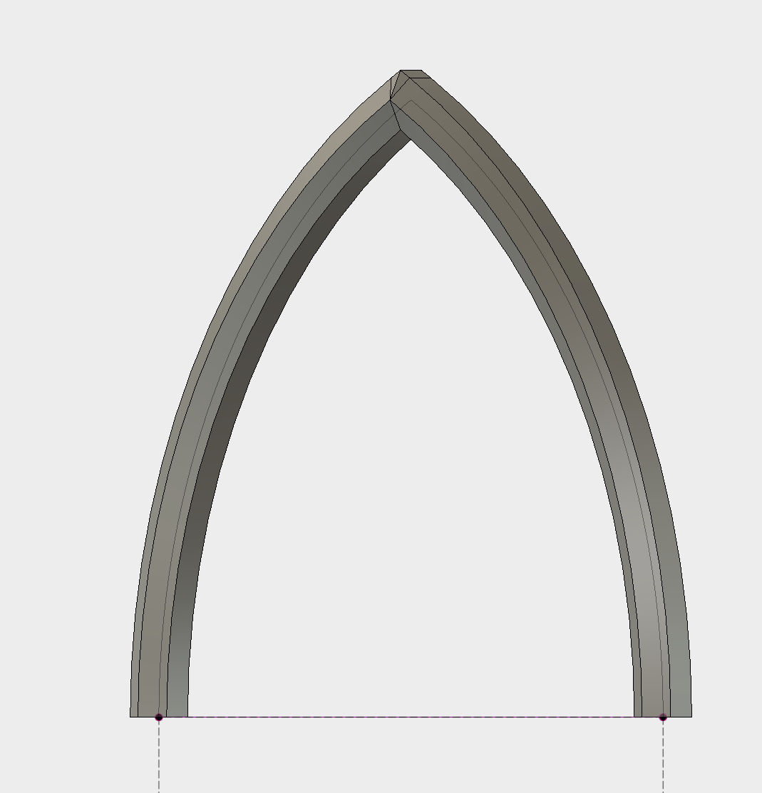Solved: Constructing Gothic Arch ~ Sweep Problem - Autodesk Community
