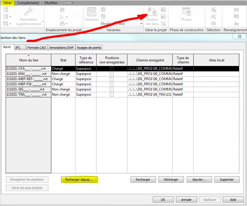 Problème liaison RVT base + RVT lot CVC ELEC Plob (XREFs) - Autodesk ...