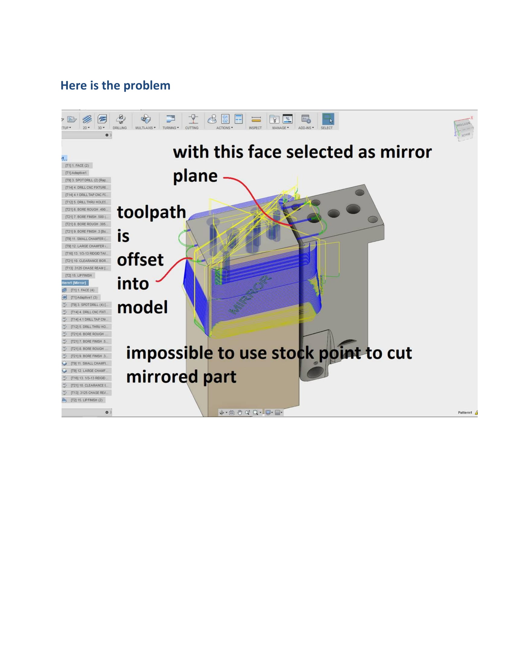 Mirror Toolpath in X or Y Axis Relative to Setup - Autodesk Community