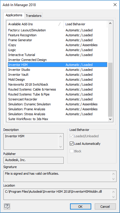 Solved: inventor 2018 hsm - Autodesk Community