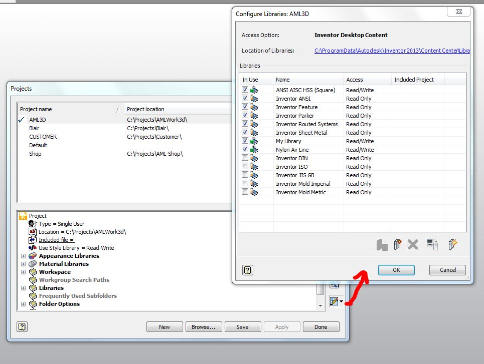 Solved: Inventor 2013 content center window does not open - Autodesk ...