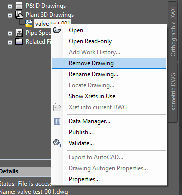File is not part of the current project - Autodesk Community