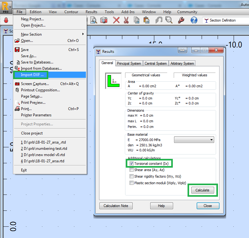 Solved: Custom Section Properties - torsional/warping constant ...