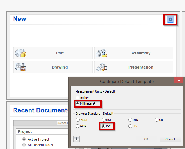 Solved: ISO and mm to default.. not working. - Autodesk Community
