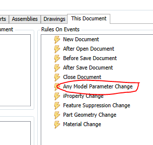 Run a external rule when a user parameter is changed? - Autodesk Community