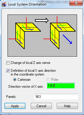 Solved: Incorrect definition of the local axis of the panel - Autodesk Community